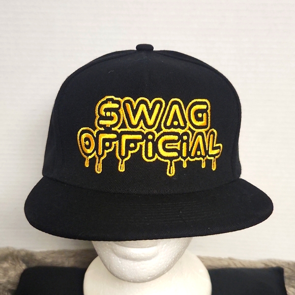 None | Other | Swag Official Gold Letter Snapback Hat | Poshmark